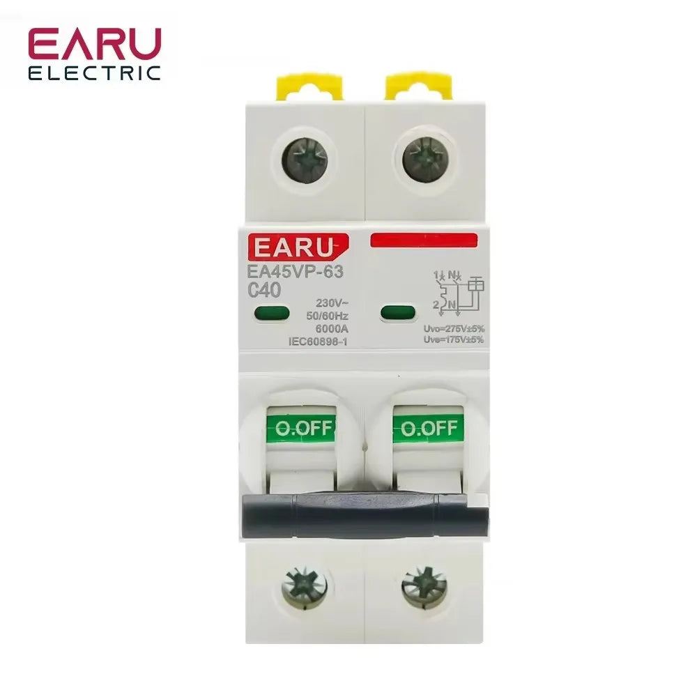 Ac 230V 50/60Hz Mcb Type C Mini Circuit Breaker Over... – 54 Energy ...