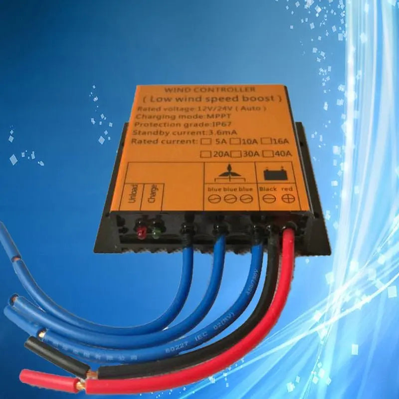 Wind Power Charge Controller for AC Wind Turbine 12V/24V 10A to 30A ...