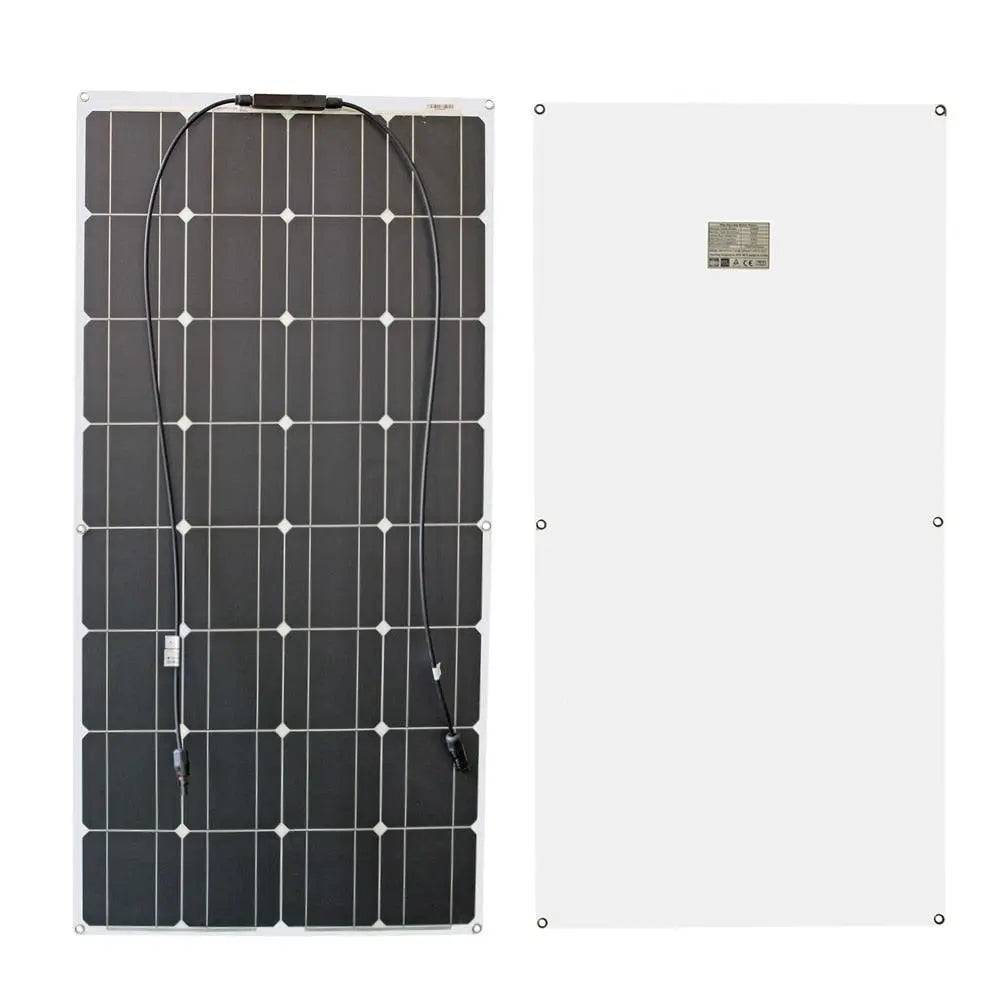 Solar Panel System Kit Flexible 200w 300w Diy Portable Energy Set 12v ...