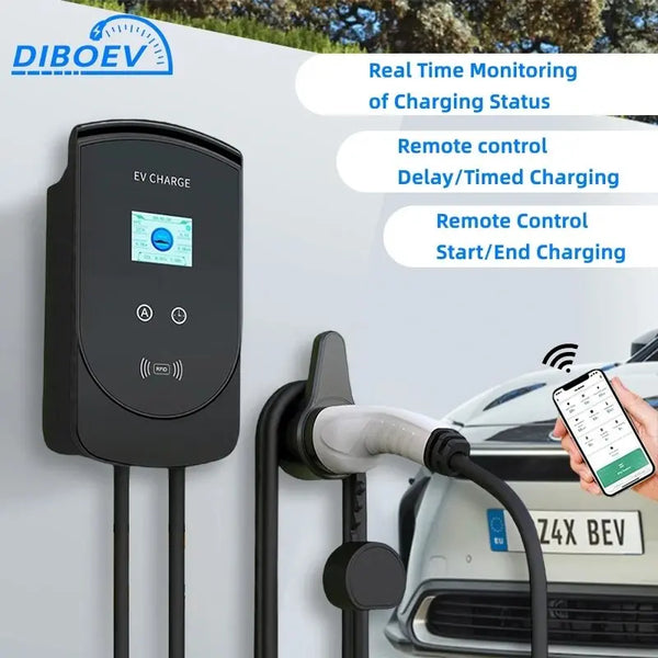 EV Charger 32A 7.6KW Electric Vehicle Car Charger EVSE Wallbox 3Phase – 54 Energy - Renewable ...