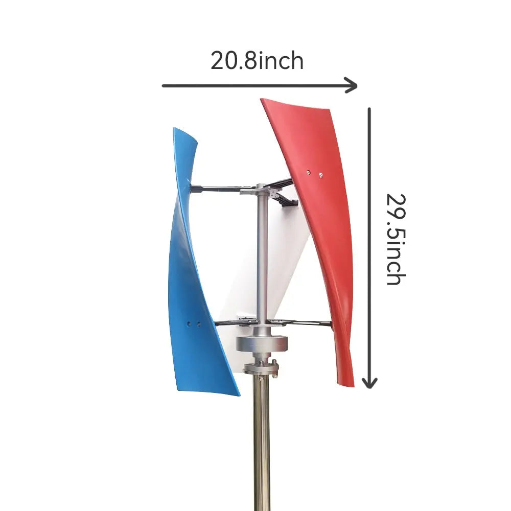 Vertical Wind Turbine Generator Free Energy Windmill Power 2000W 1500W ...